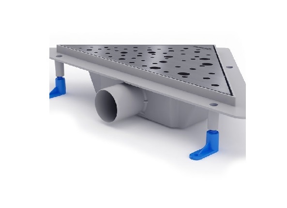 Rohové sprchové kanálky a podlahové žlaby - Koupelny SEN