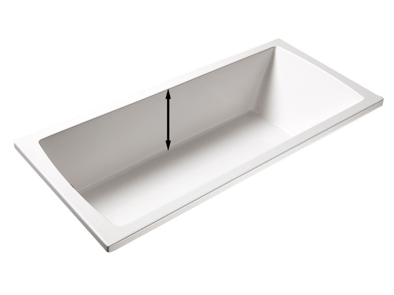 Snížené vany - nízké vany One - Koupelny SEN