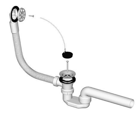 Vanové sifony - Koupelny SEN